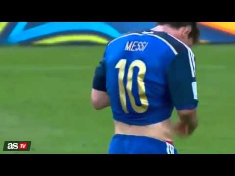 Messi Vomita en el partido Final del Mundial Alemania vs Argentina ...