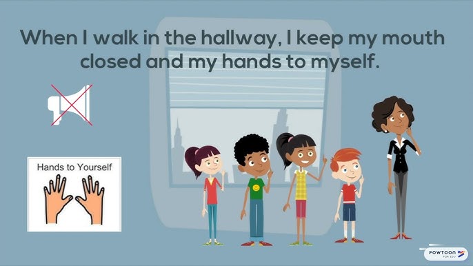 Hands To Self Social Story