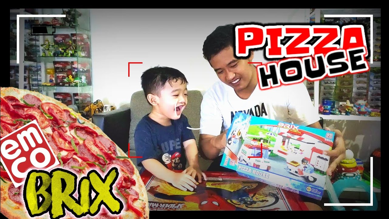 Emco Brix Pizza House | Lego Toko Pizza - YouTube