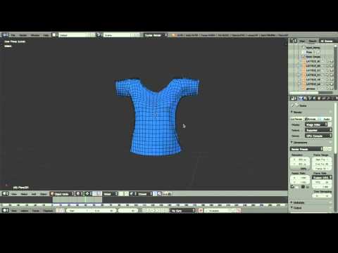 Blender Cloth Sewing Teaser - YouTube