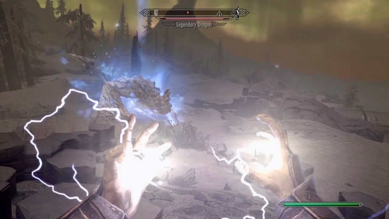 Skyrim: Rowan: Legendary Dragon Disintegration - YouTube