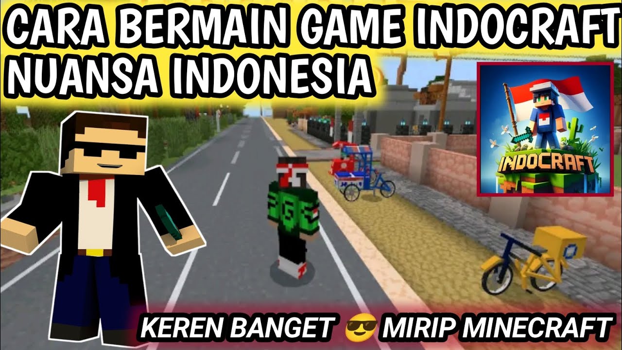 Cara Bermain Game Indocraft Nuansa Indonesia || Cara Main Indocraft ...