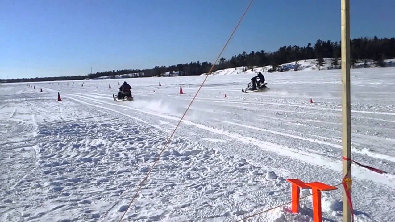 2009 mxzx 800 trail stock vs 2013 polaris iqr 800 - YouTube