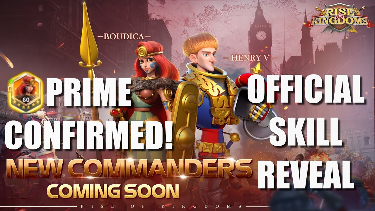 [NEW Archer Legends] Official Skill Reveal of Prime Boudica and Henry V ...