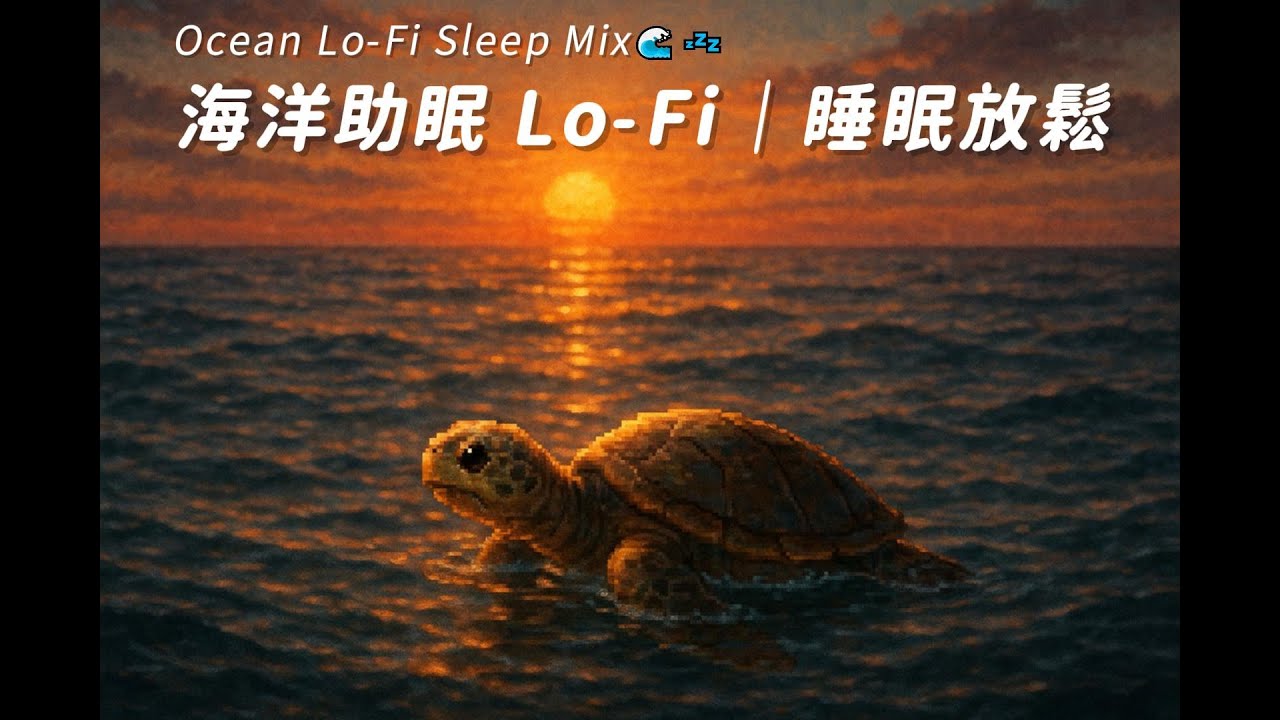 Ocean Lo-Fi Sleep Mix 🌙🌊 | Whispering Waves 海洋の息吹 Lo-Fi 眠りサポート合輯 🌊💤 ...