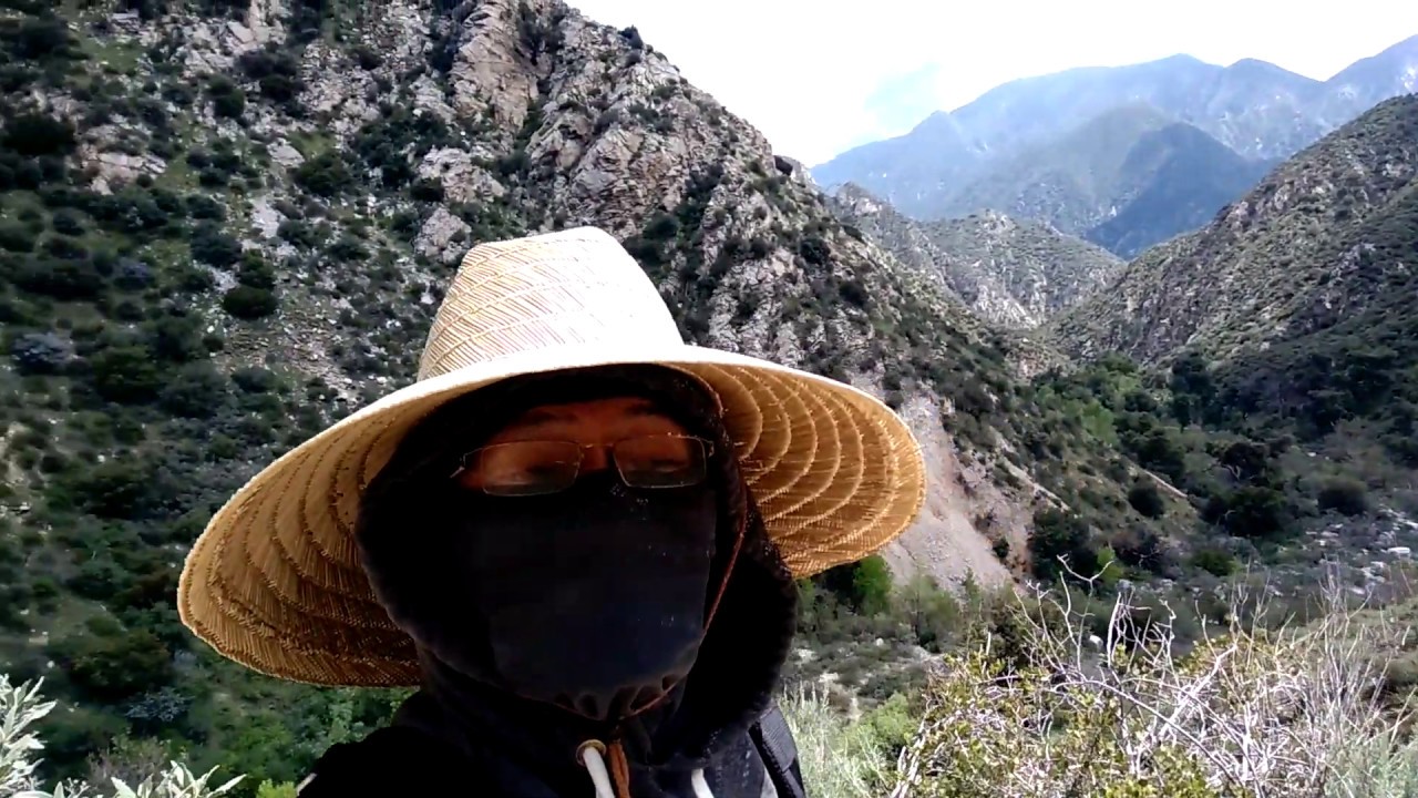 Crazy hike to Trail Canyon Falls with exposure and thousand feet ...