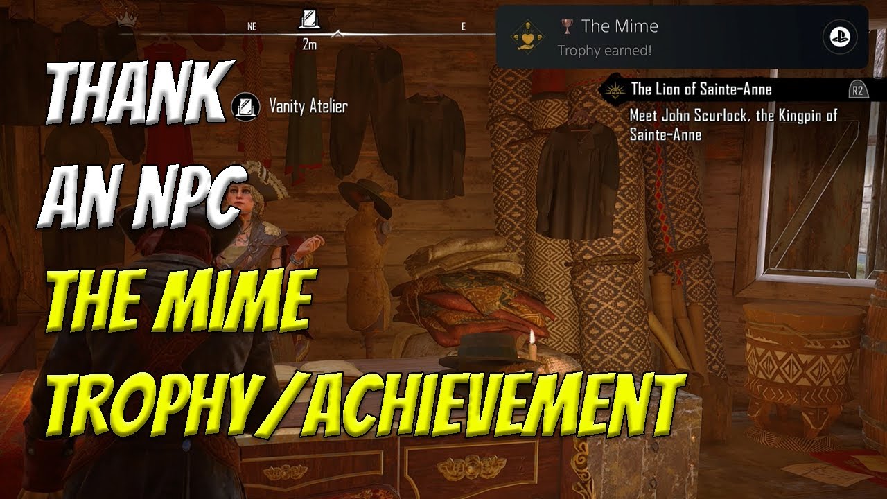 How to show an NPC gratitude - The Mime Trophy & Achievement Guide ...