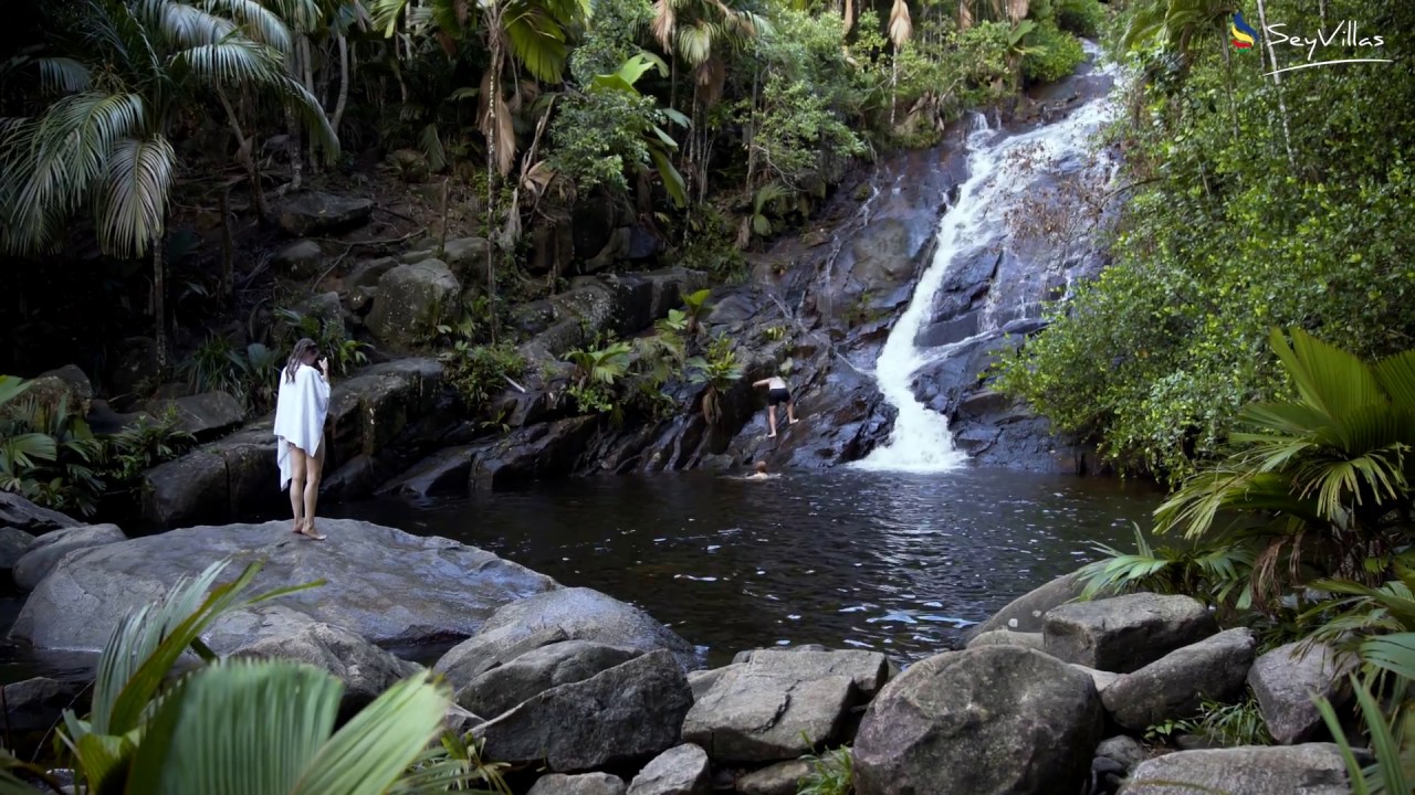 La cascade Sauzier à Mahé, Seychelles - YouTube