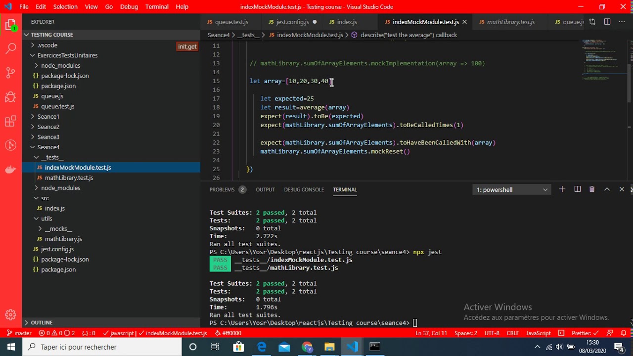 Code coverage - Partie 1 - YouTube