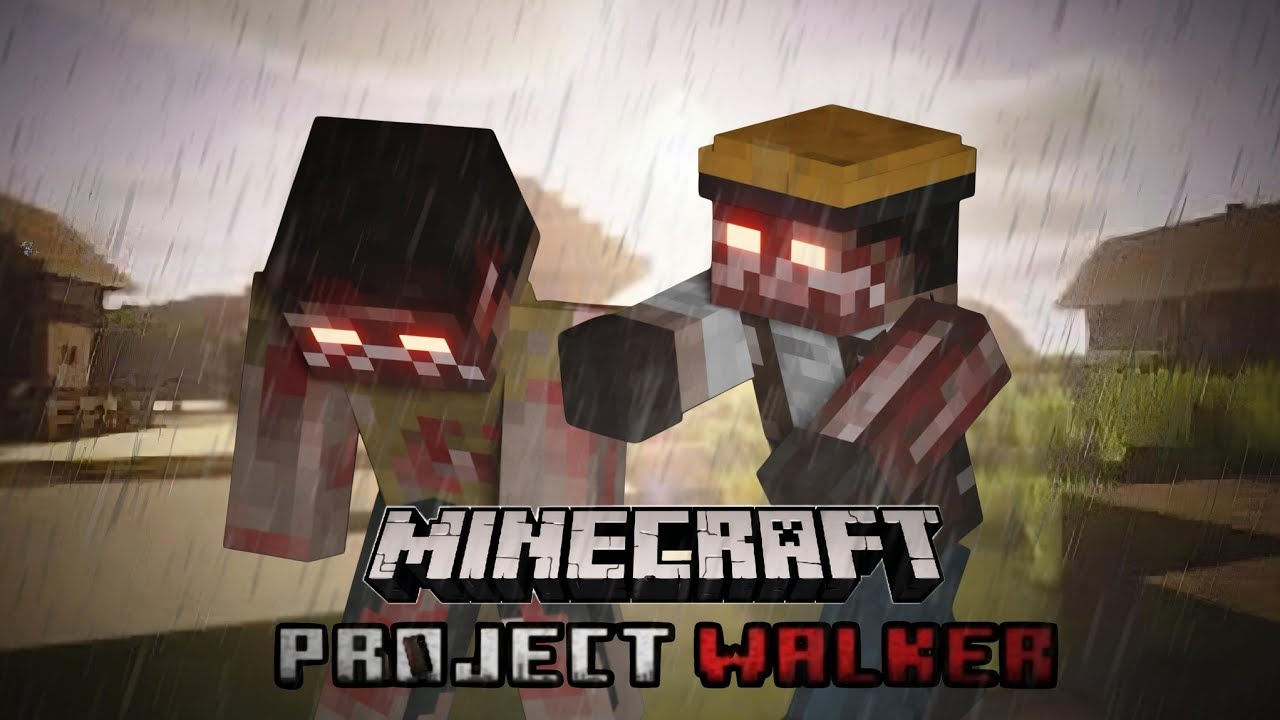 Surviving Zombie Apocalypse in Minecraft Bedrock... "Project Walker" - YouTube