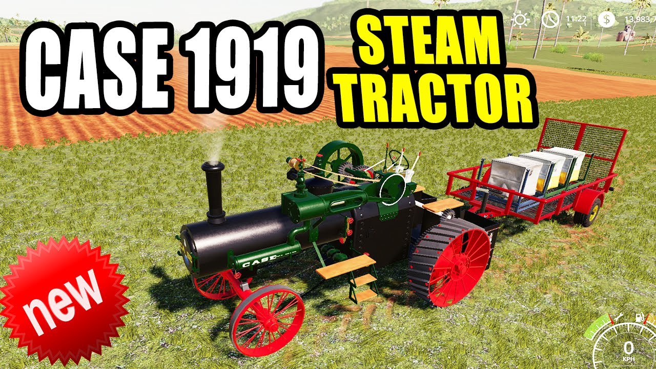 Farming Simulator 19: WMF Case 1919 Steam Tractor !! - YouTube