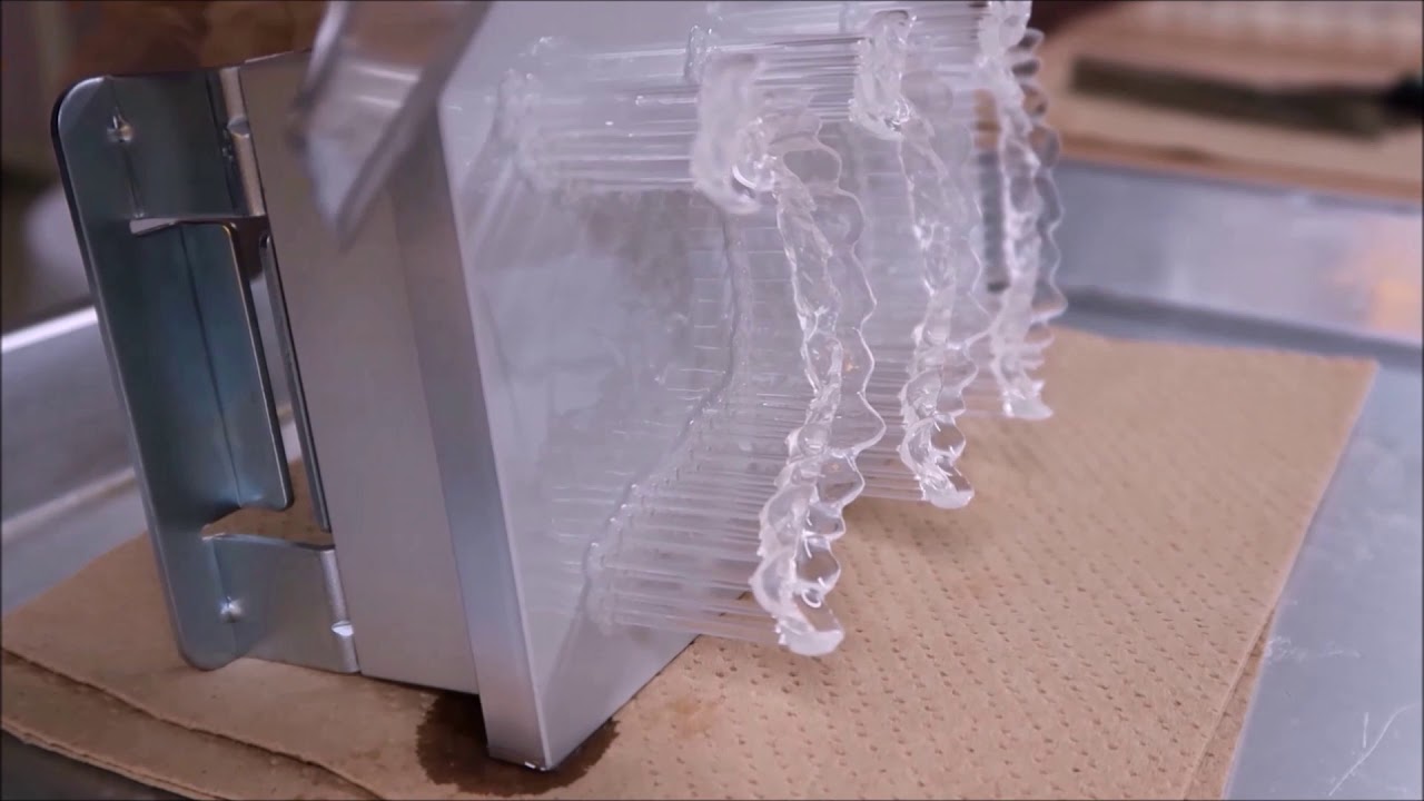 191130 3DPrinted Direct Aligner with Bio Compatible resin - YouTube