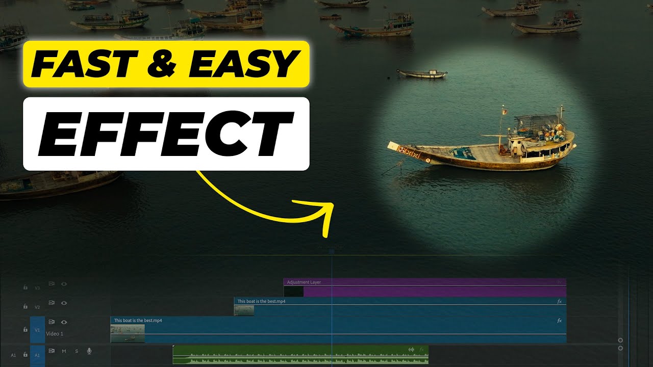 The EASIEST Visual Effect - Works in Every Software (Spotlight ...