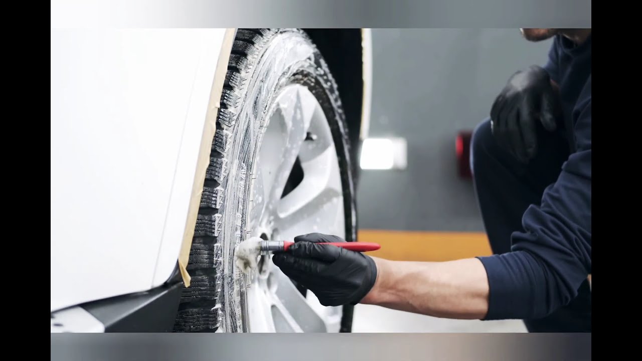 Wheel washing - YouTube