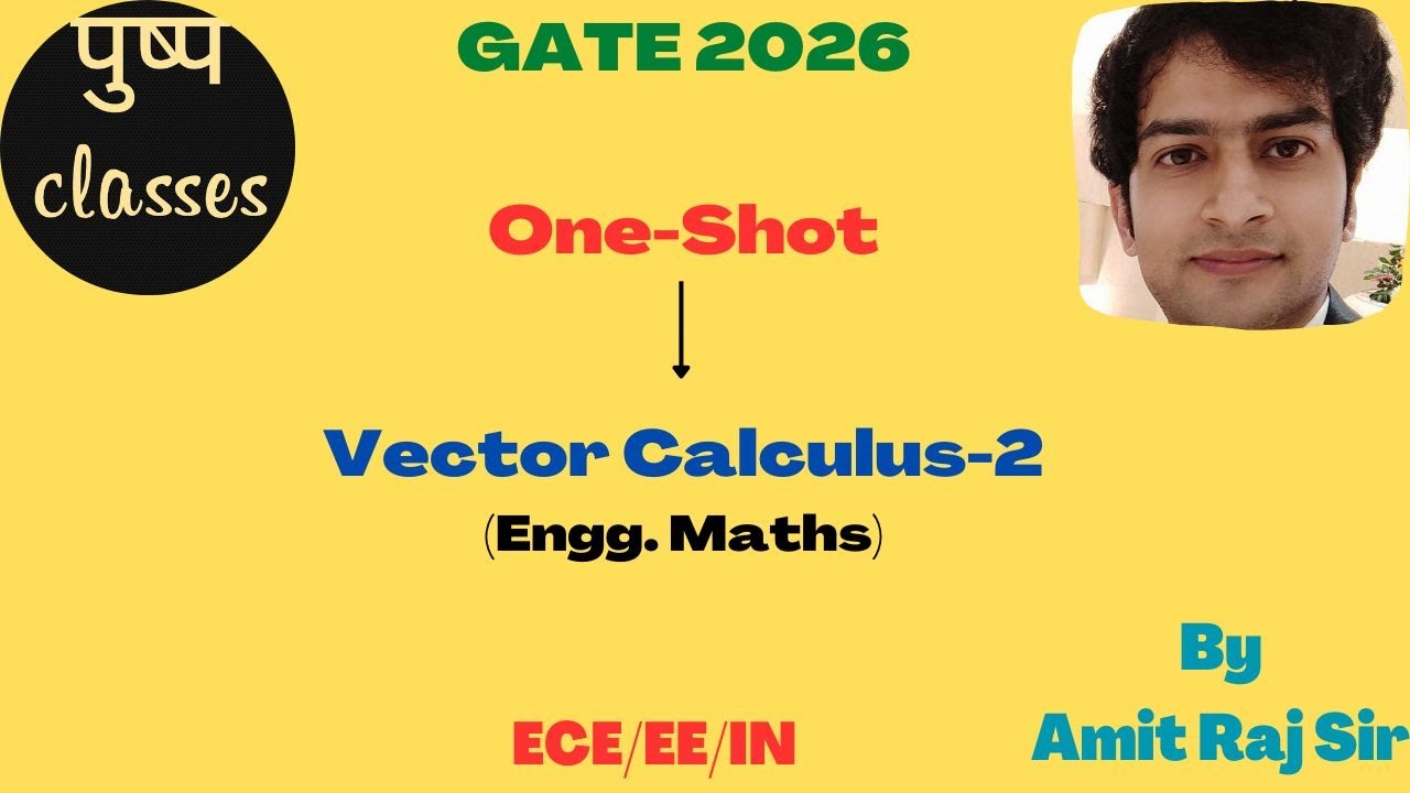 Engineering Mathematics/Vector Calculus/Part-2/GATE,ESE,PSU/ECE/EE/IN - YouTube