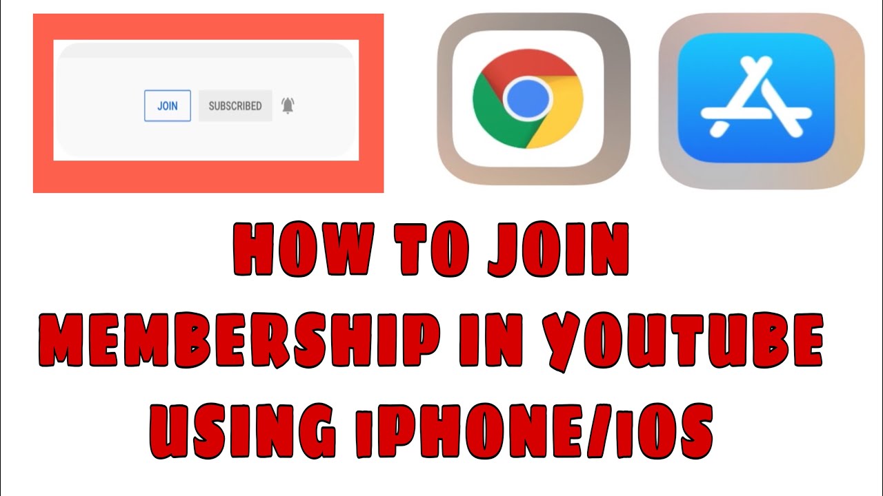 HOW TO JOIN MEMBERSHIP ON YOUTUBE CHANNEL USING IPHONE/IOS - YouTube