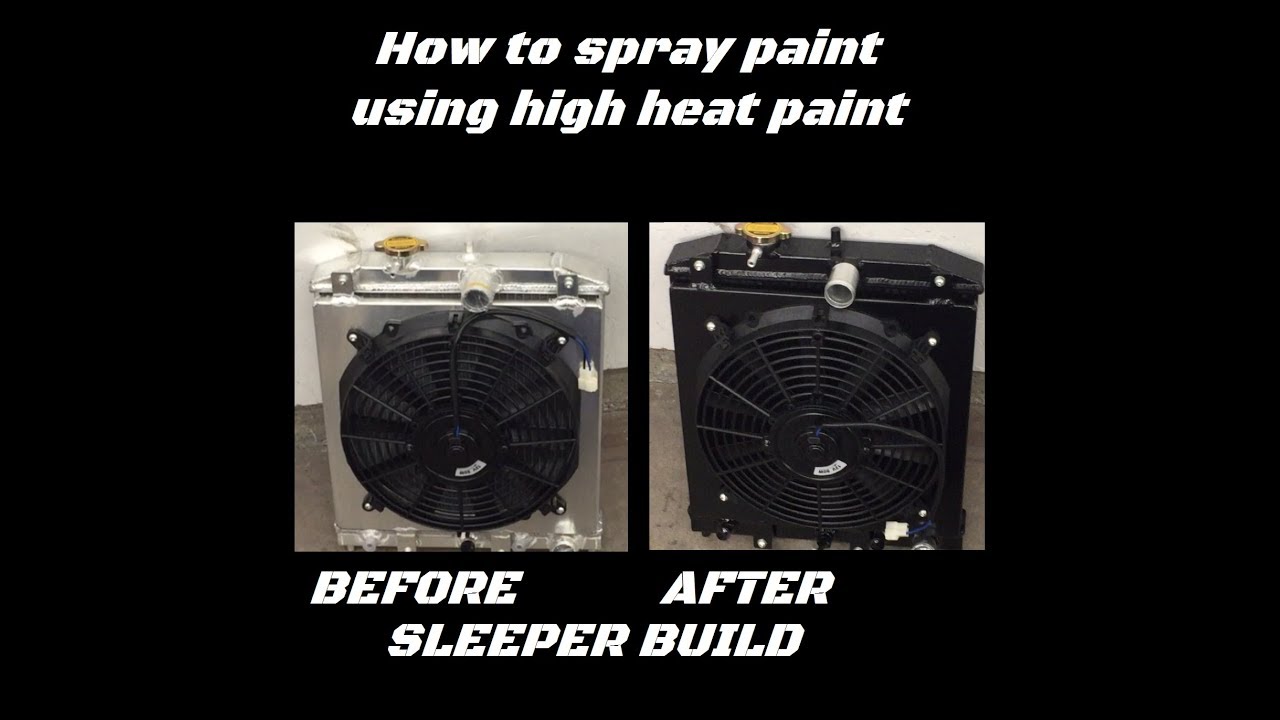 Sleeper Build Part 4-How to paint a radiator for a sleeper look (High ...