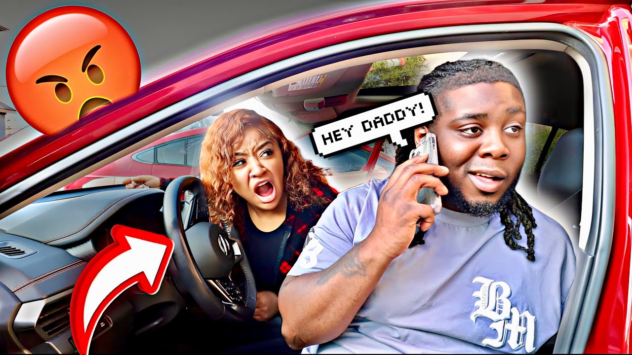 SAYING “DID YOU MISS DADDY” THEN LEAVING THE CAR! *EPIC* - YouTube