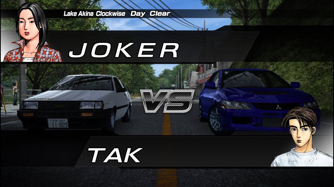 Initial D Arcade Stage Ver.4 "Lake Akina" - My Lan Evo 9 VS Takumi ...