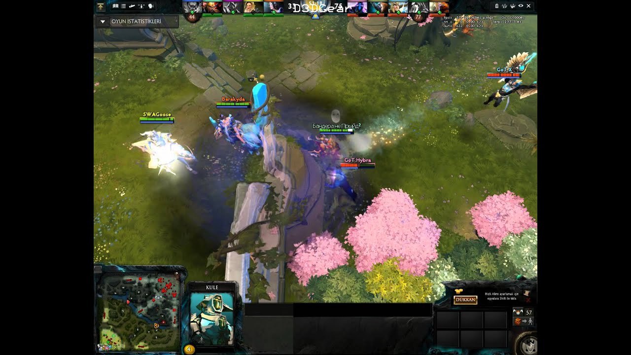 Dota 2 Base Combat - YouTube