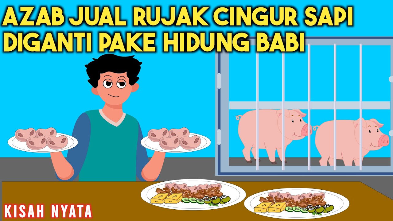 AZAB JUAL CINGUR SAPI DIGANTI PAKAI HIDUNG BABI! COCO MEONG EPISODE 112 ...