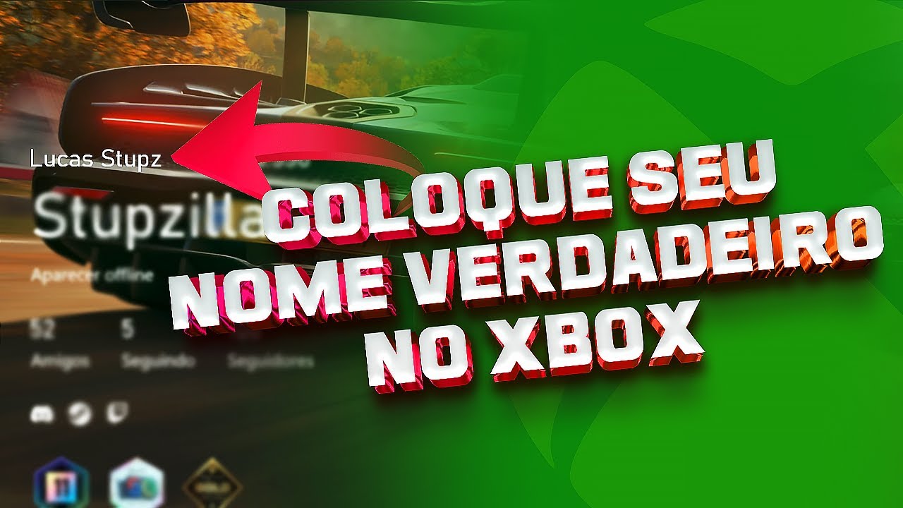 Como colocar seu NOME VERDADEIRO no perfil do XBOX - TUTORIAL - YouTube