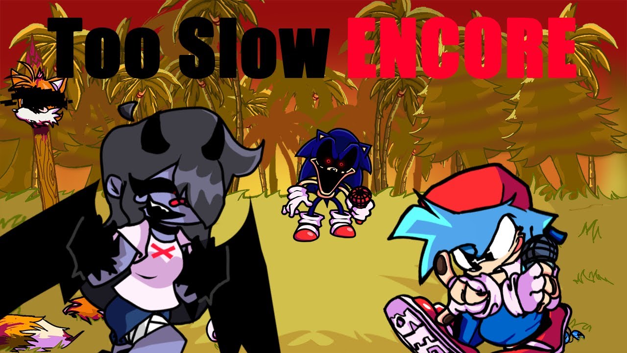 FNF - Too Slow Encore But NuSky Sings It :D - YouTube