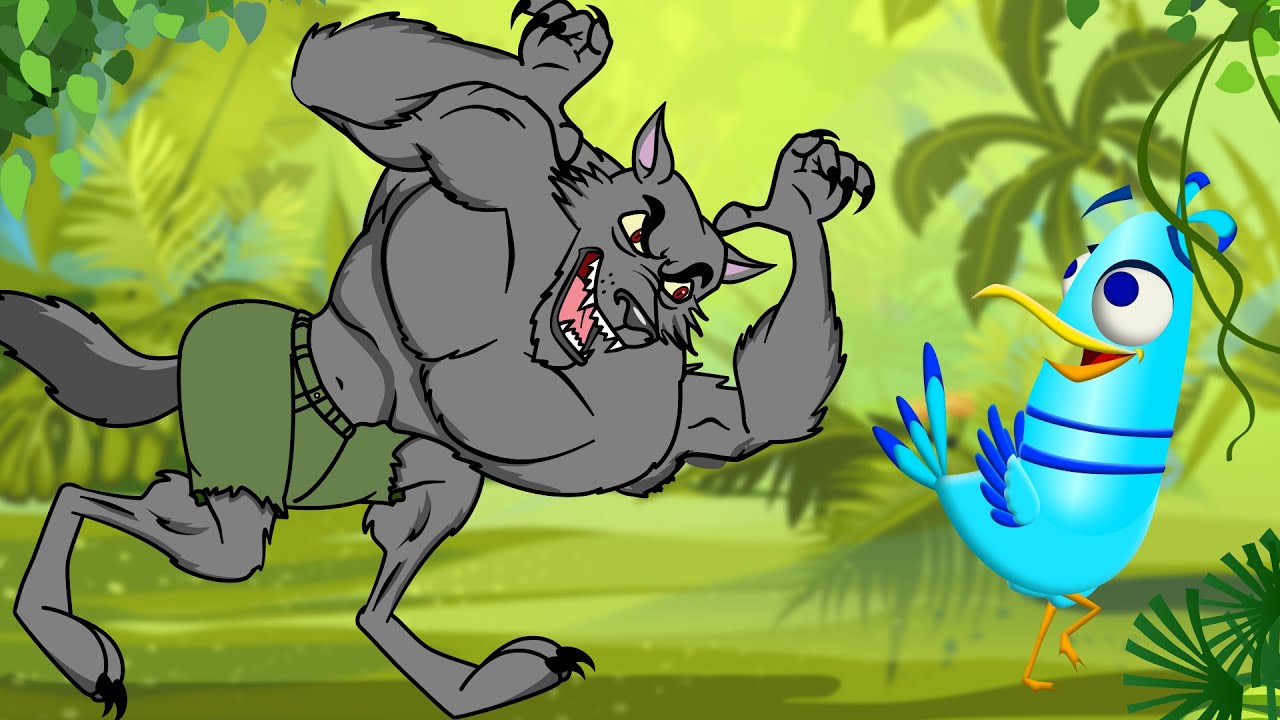 Animation With Werewolf and Bird Characters | Moho | Rigged Animation ...
