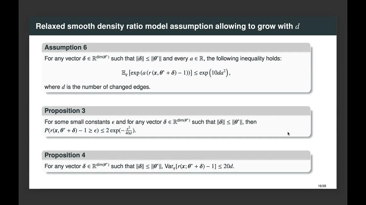 [Paper Review] Support Consistency of Direct Sparse-change Learning in Markov Networks - YouTube
