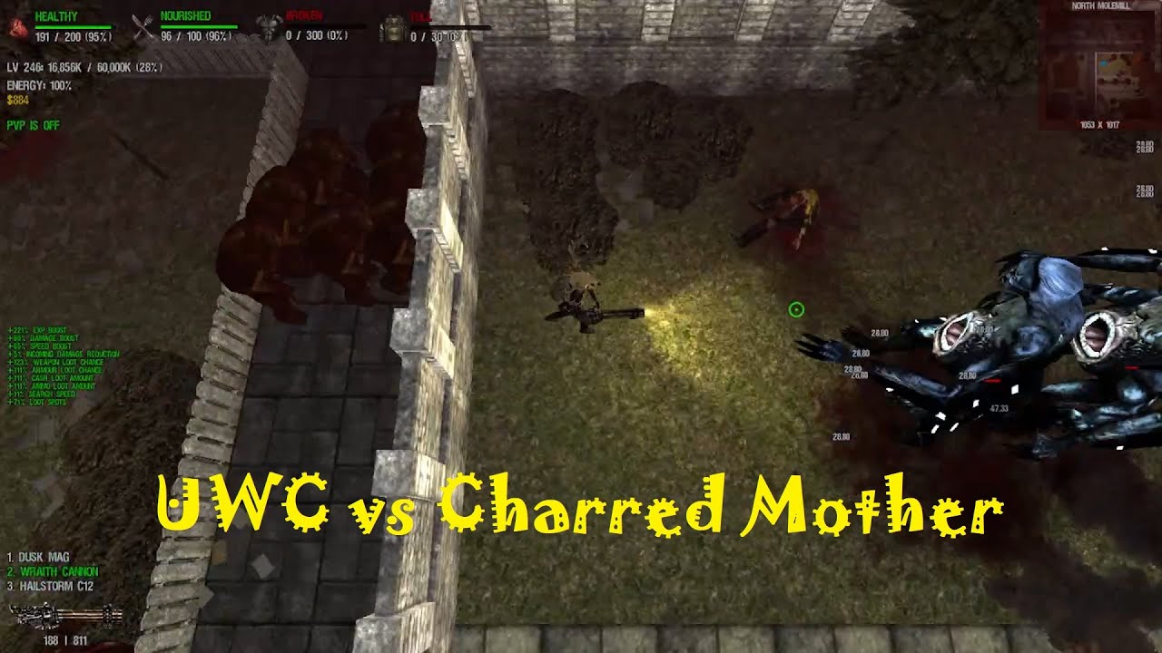 Dead Frontier | Death Row Wraith Cannon vs Charred Mother - YouTube