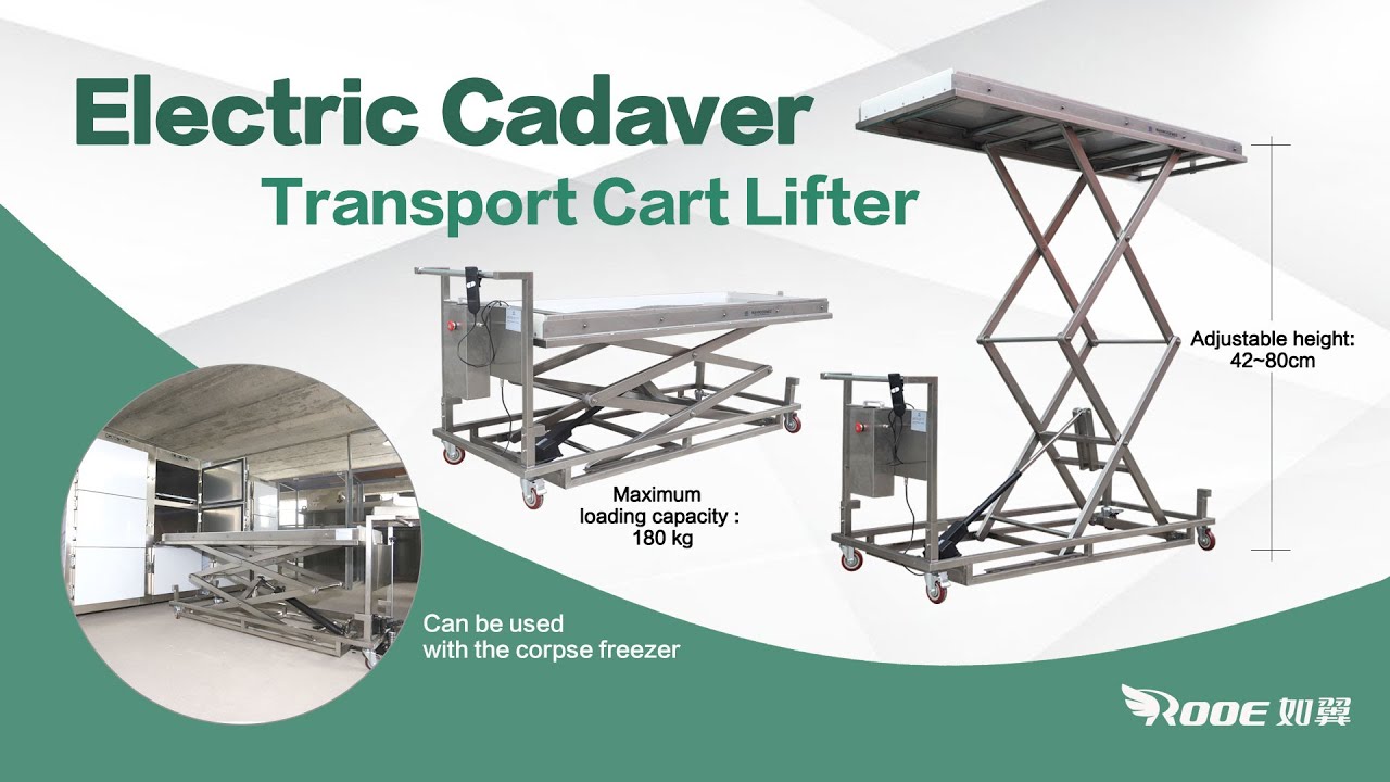 Funeral Body Lift | Corpse Lifter | Stainless Steel Double Scissor Lift ...