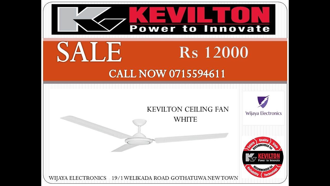 kevilton ceiling fan - YouTube