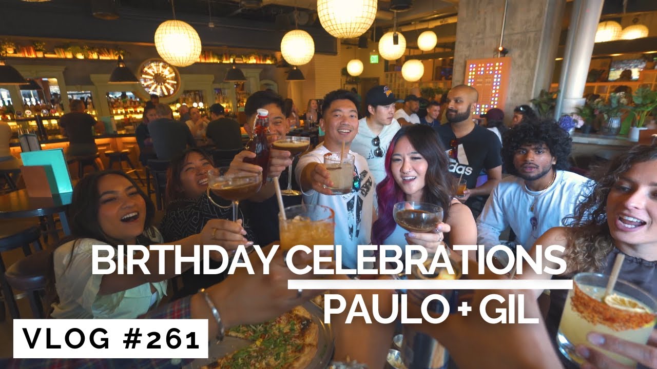 February Birthday Celebrations! (Paulo + Gil) - YouTube