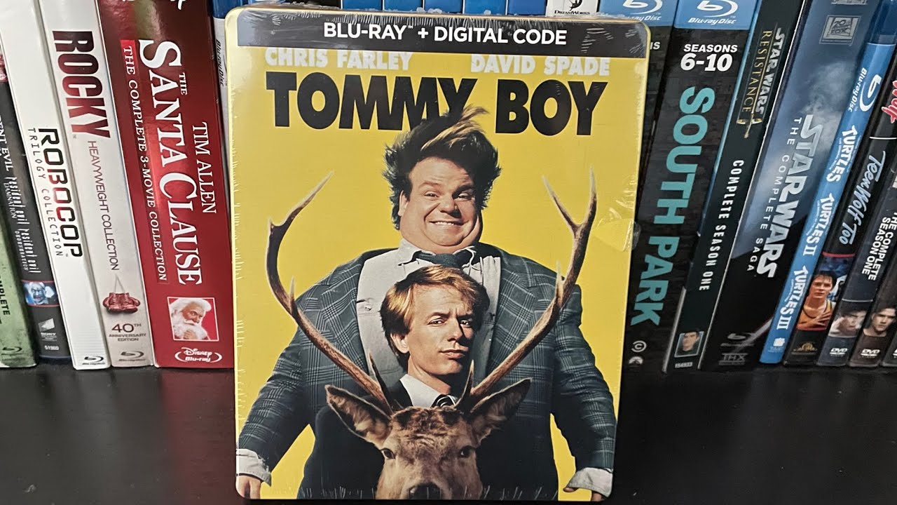 TOMMY BOY Blu-ray SteelBook Unboxing - YouTube