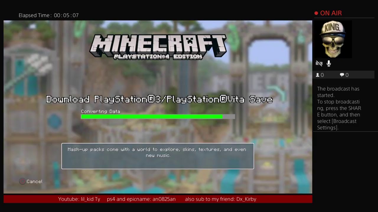 MINECRAFT: getting my old ps3 maps back!!! - YouTube