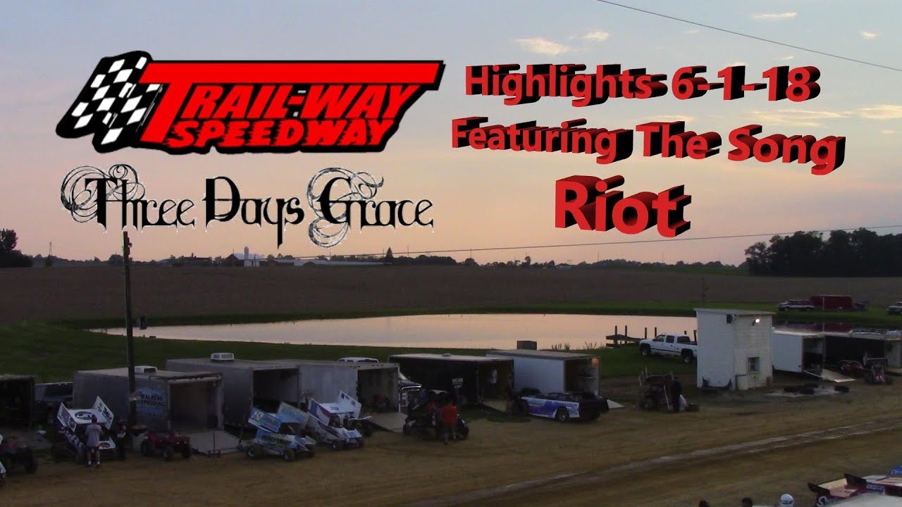 Trail-Way Speedway Highlights 6-1-18 - YouTube