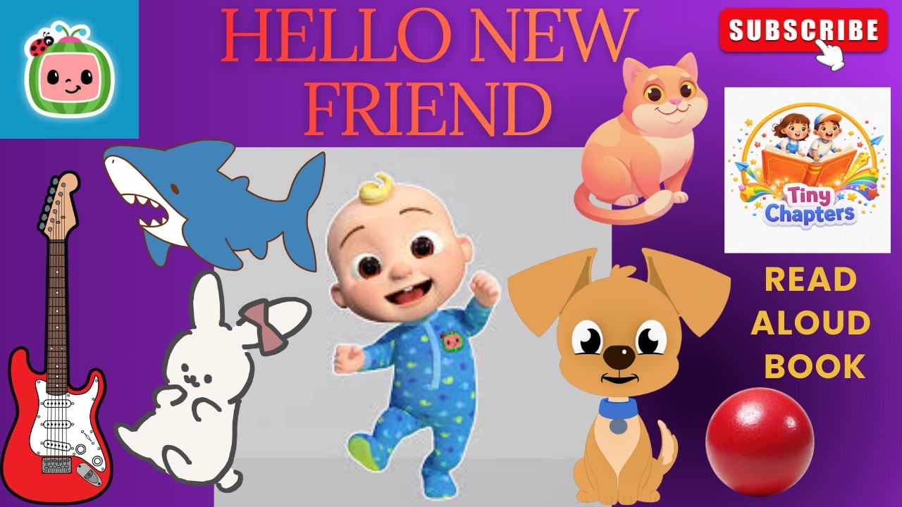 Cocomelon Read Aloud Story For Kids | Hello New Friend | Motivational ...
