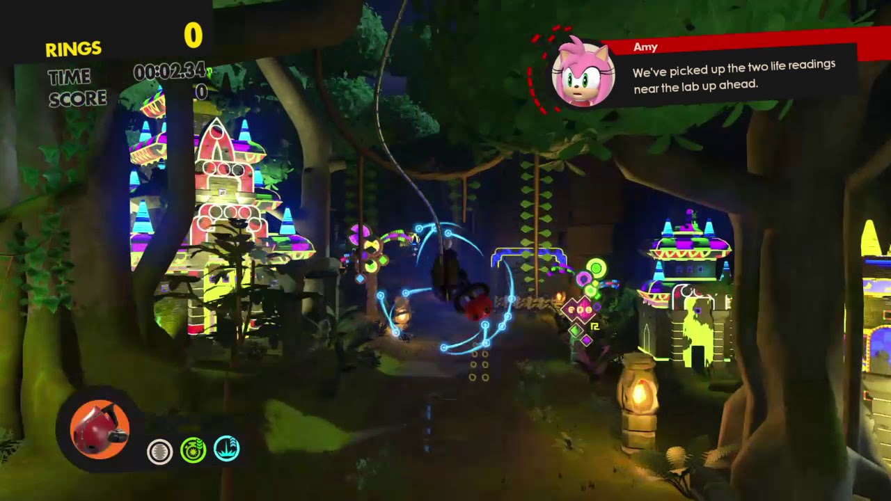 Sonic Forces (PS4) - Mystic Jungle/Aqua Road Stage 14 - YouTube