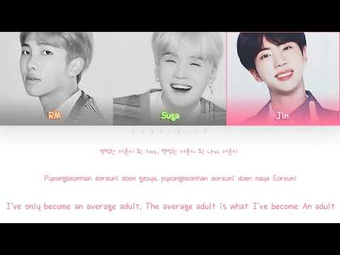 BTS 방탄소년단   Adult Child 어른아이 Color coded Han Rom Eng lyrics