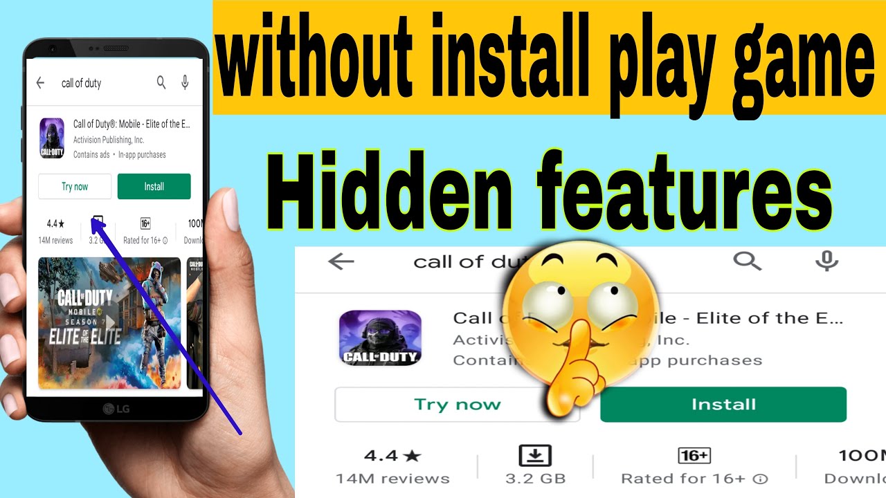 without install play game/play store hidden features// play store ...