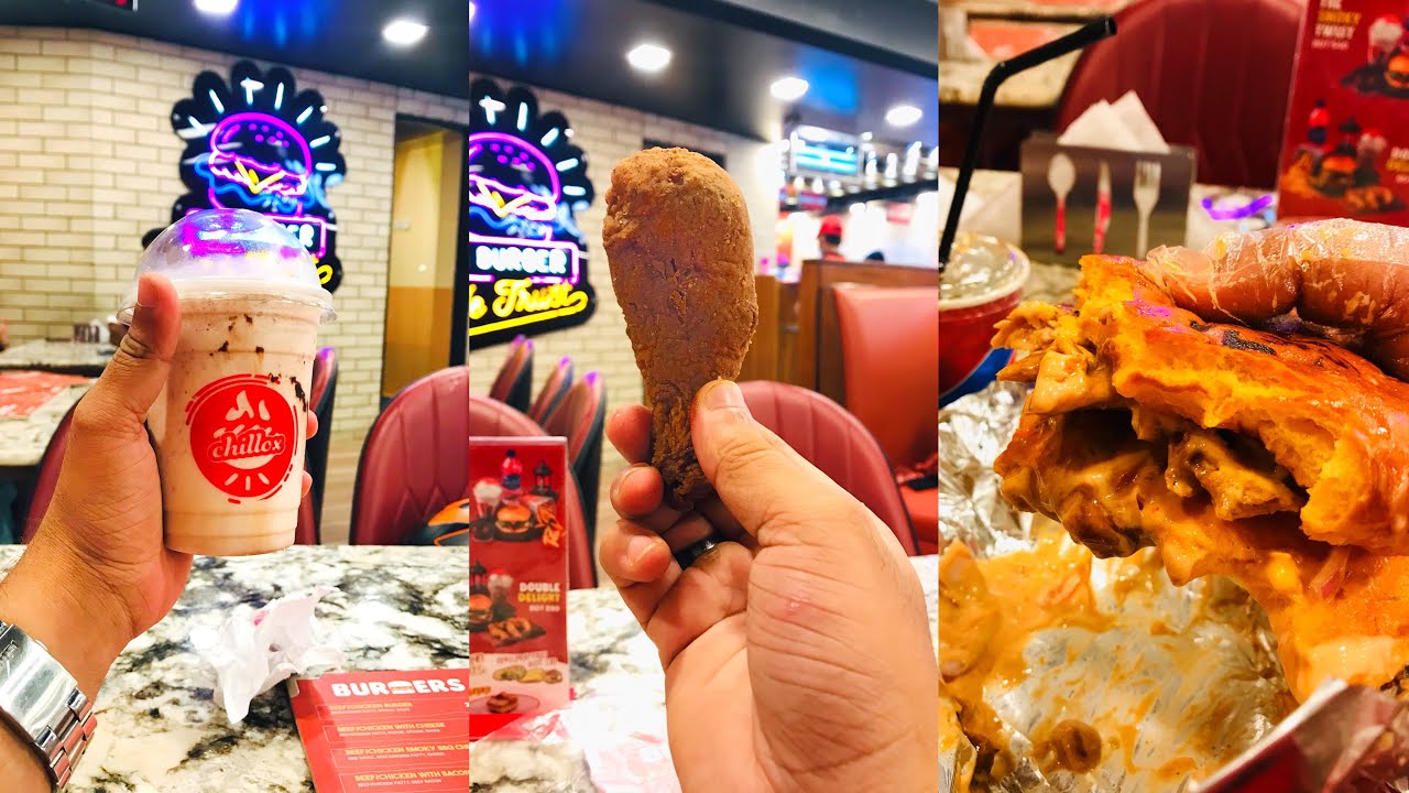 Giganto Chicken Burger, Binge Beef Burger🍔 Naga Drums🍗 Oreo Shakes🥤 # ...