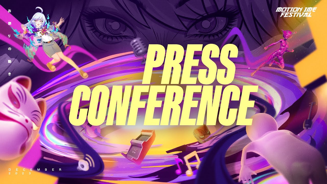 Press Conference Motion Ime Fest 2023: Charity Berkedok Festival - YouTube