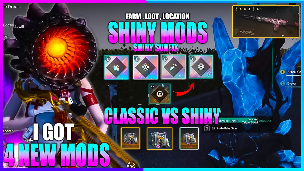SHINY MODS LOCATION - ONCE HUMAN NEW META SHINY MODS EBR14 VS TECH 9 - HOW TO GET SHINY MODS ...