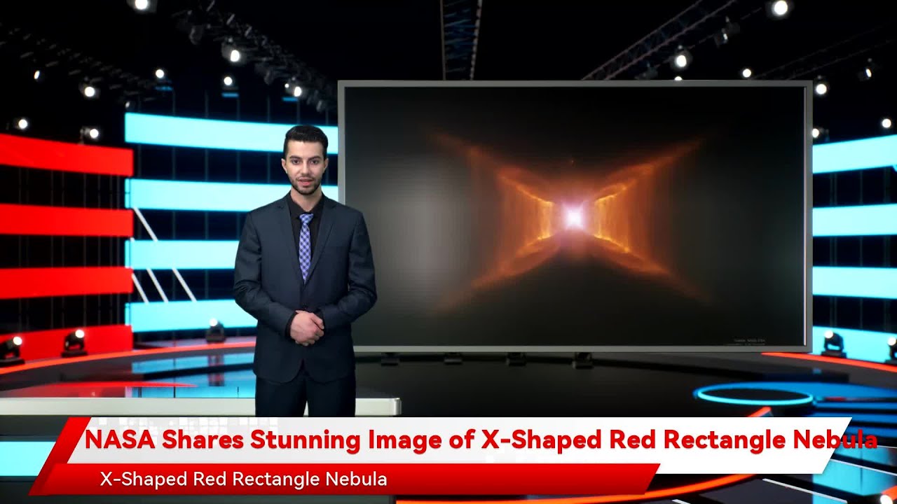 NASA Shares Stunning Image of X-Shaped Red Rectangle Nebula - YouTube