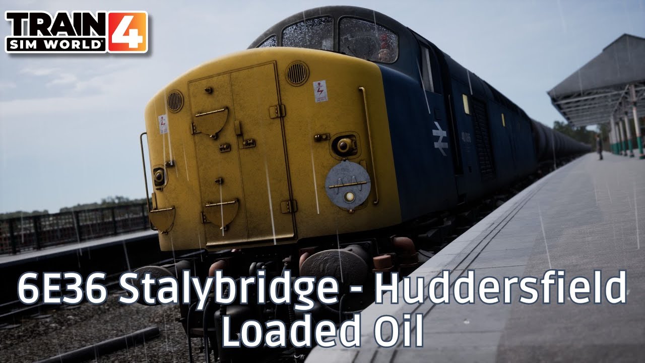6E36 Stalybridge - Huddersfield Loaded Oil - Northern Trans Pennine ...