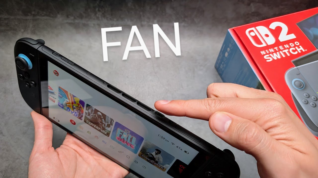 Does Nintendo Switch 2 have FAN ? Can You hear it? & What if the Fan is ...