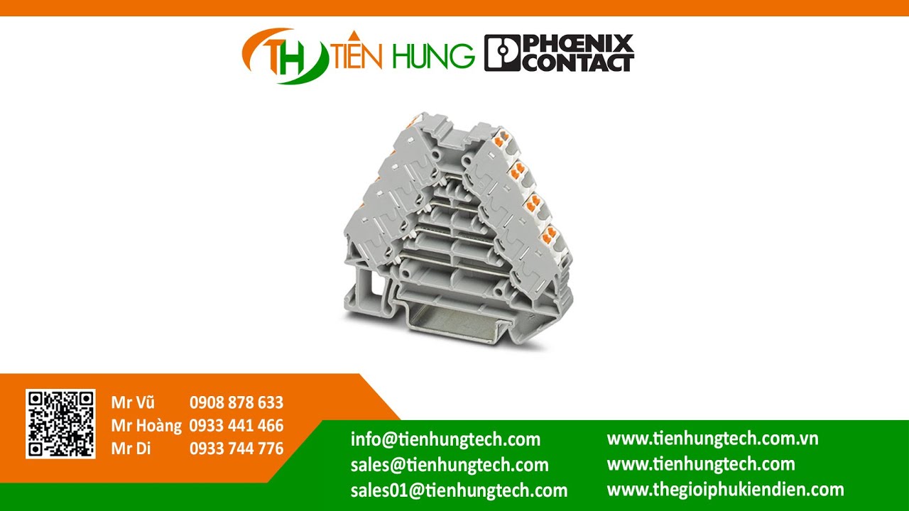 PHOENIX CONTACT – CẦU ĐẤU DÂY MARSHALLING PANEL – PTRV 4 /WH – 3270115 ...