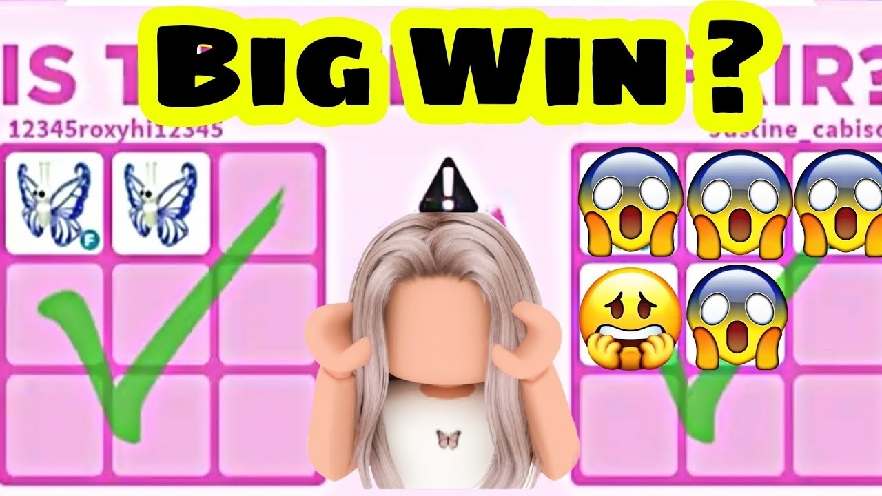 I Traded MY Diamond Butterfly In Adopt Me - YouTube