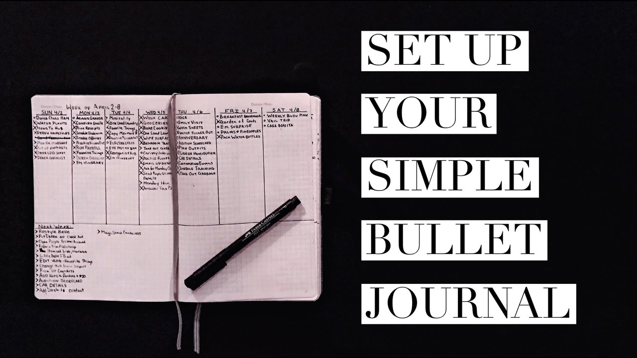 Bullet Journals for Beginners | How to Set up a Minimalist Bullet ...