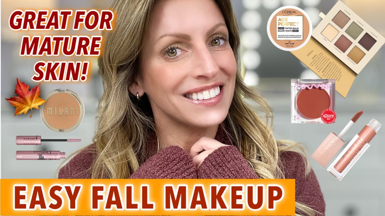 🍁easy Everyday Fall Makeup Over 40 Mature Skin Youtube